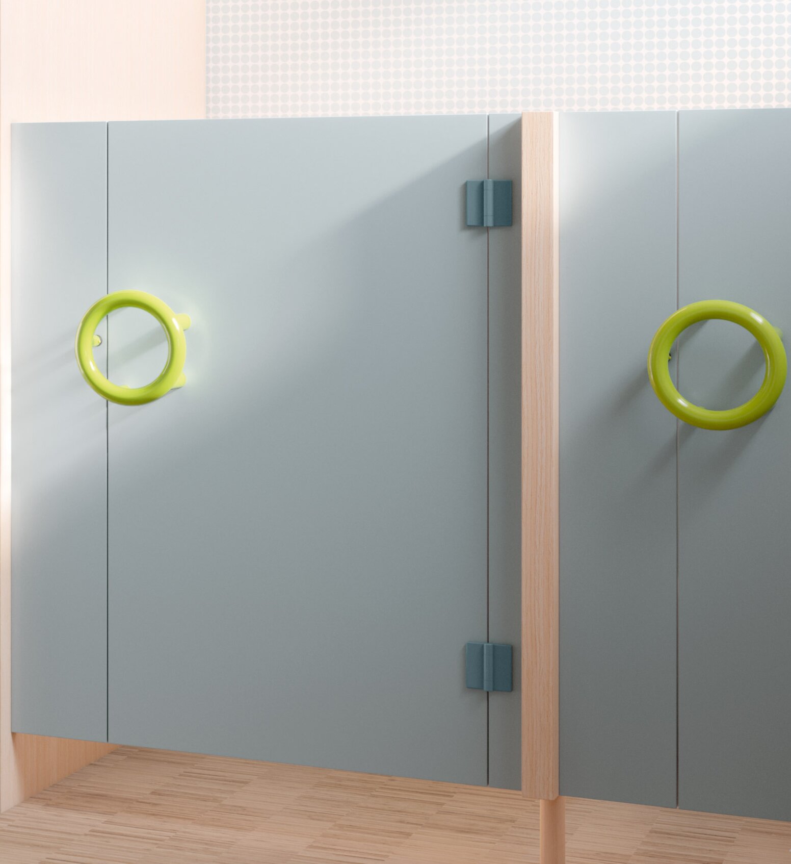 WC-Trennwände im Kindergarten: Sicher & kindgerecht | HEWI