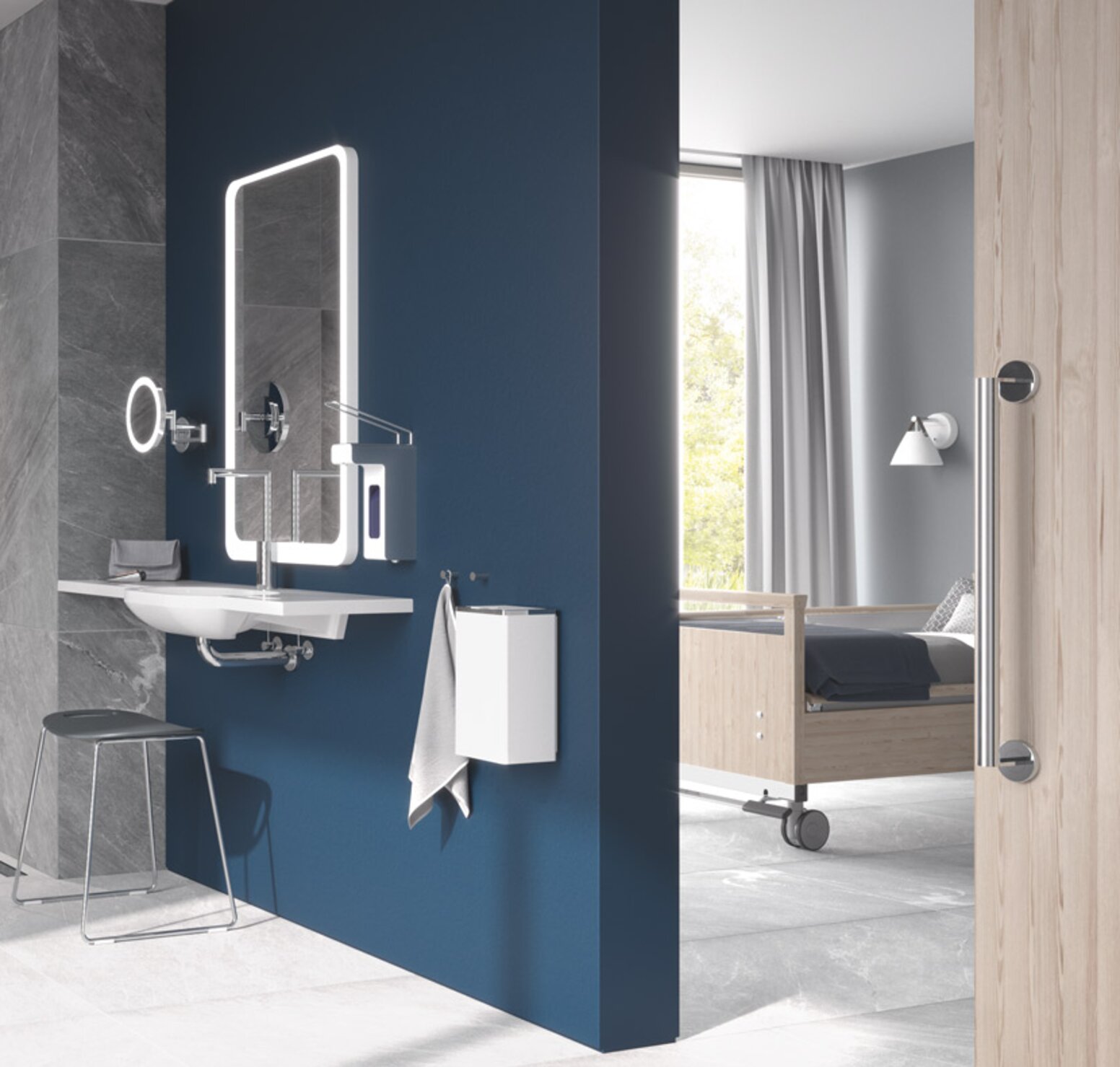 Hospital room: Planning, design and realisation | HEWI