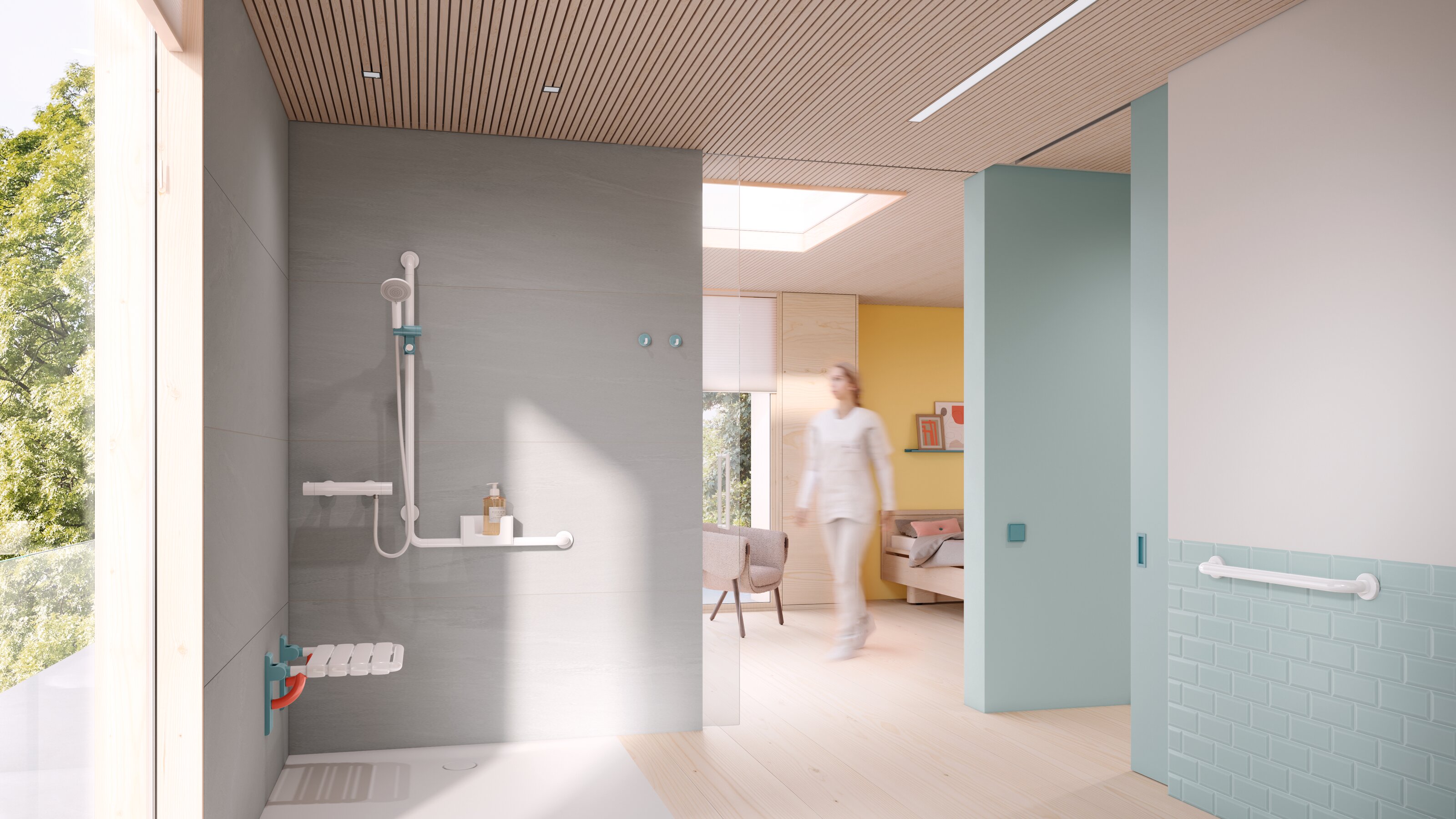 Badezimmer abdichten nach DIN 18534 | HEWI